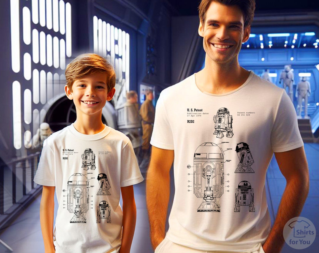 R2-D2 Patent T Shirt, Starwars Shirt, Starwars Tshirt, Starwars Tee, Starwars T Shirt, Star ...