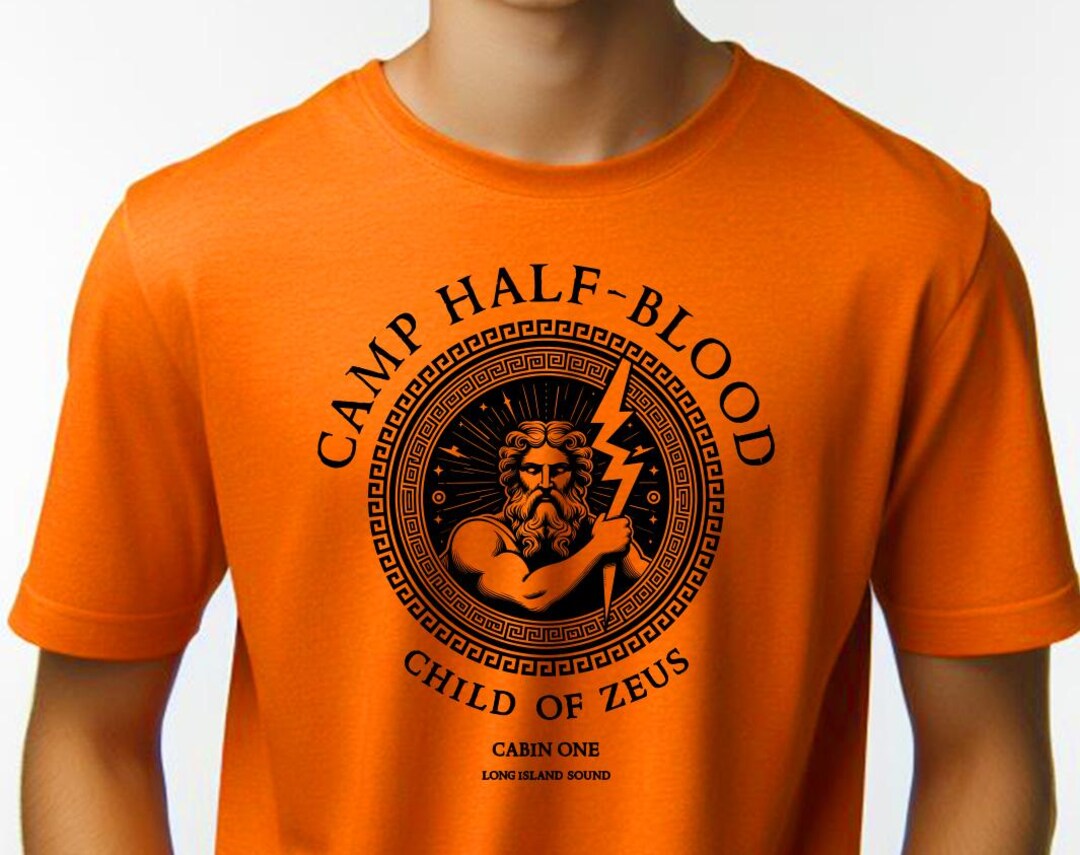 Child of Zeus Camp Halfblood Shirt, Daughter of Zeus, Son of Zeus, Camp ...