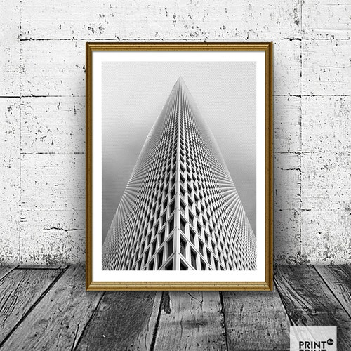Modern Architecture Print Set Printable Wall Art | Etsy