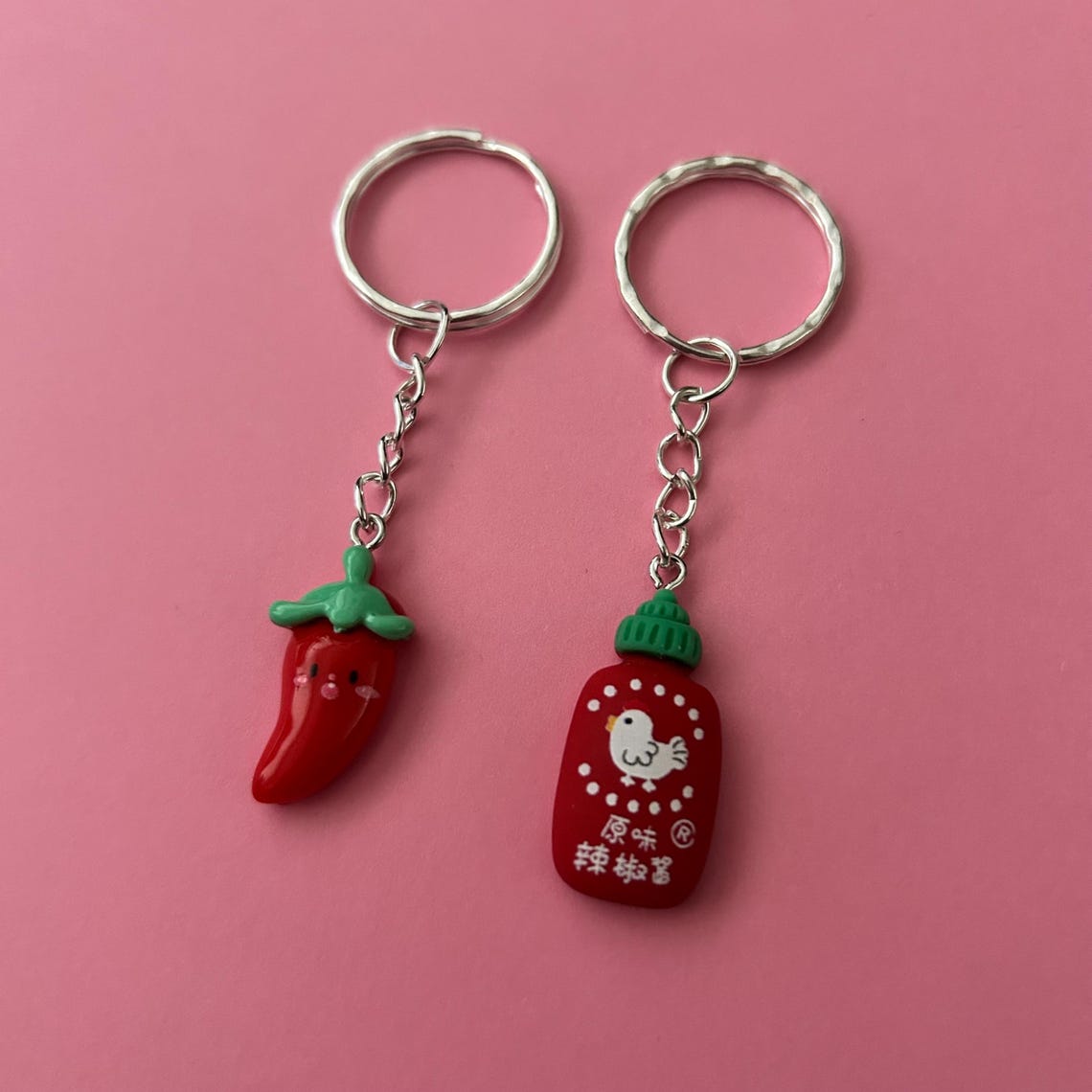 Cute Chilli Keyring Cute Chilli Sauce Keyring Cutsey Chilli Keyring ...