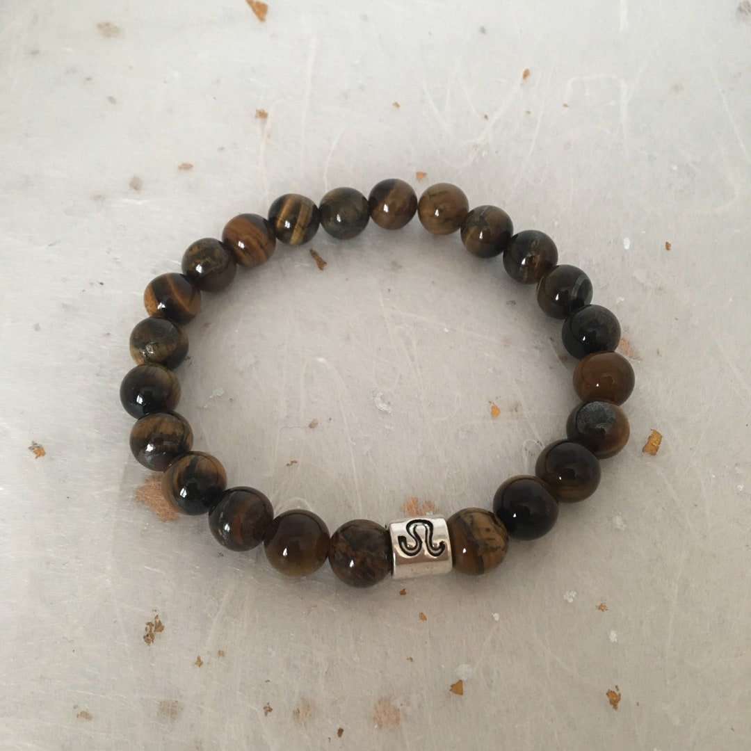 Tiger Eye Leo Star Sign Zodiac Sign Bracelet - Etsy
