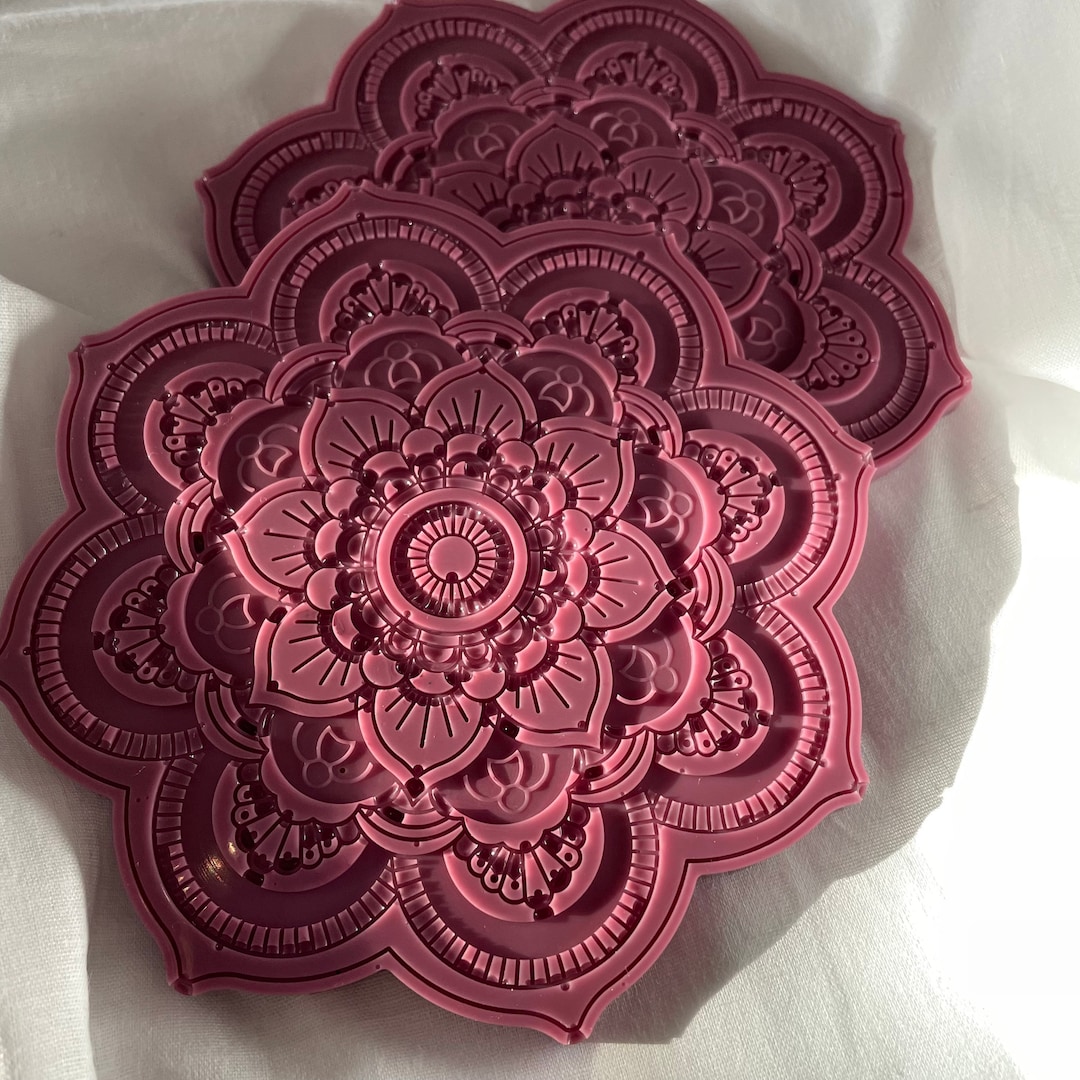 Mandala Coaster Resin Coaster Mandala Coaster Pattern Coasters Resin ...
