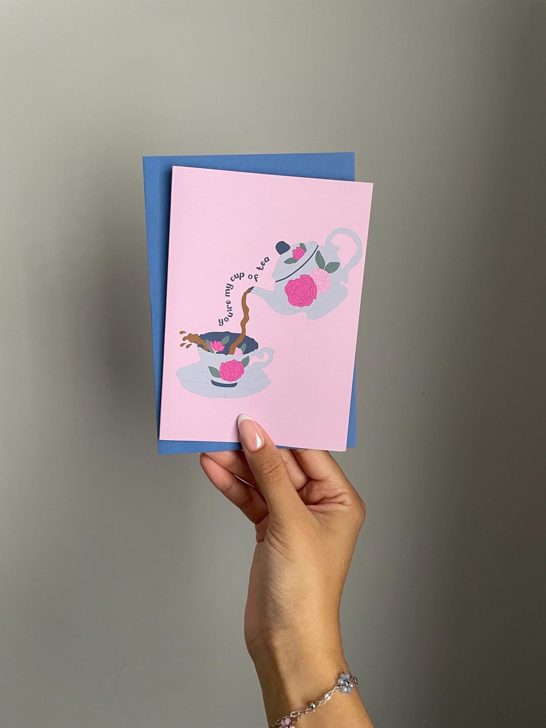 You're My Cup of Tea Greeting Card You're My Cup of Tea Card Cute Card ...