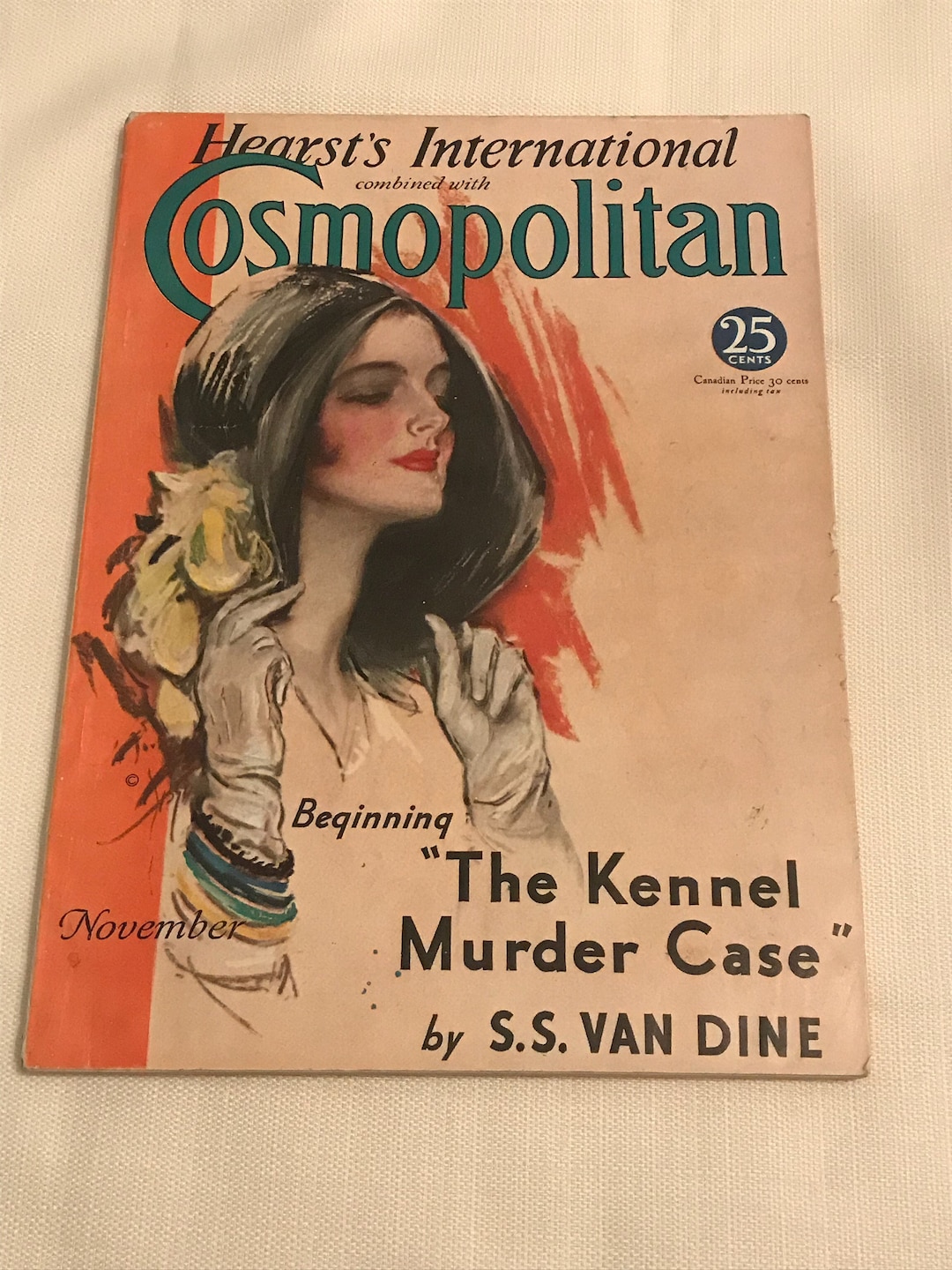 Cosmopolitan Magazine- November Issue, 1932. Hearst International - Etsy