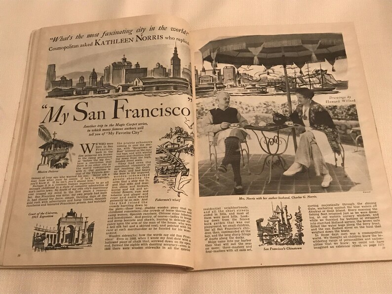 Cosmopolitan Magazine- November Issue, 1932. Hearst International - Etsy