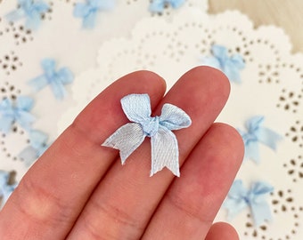 Mini Satin Ribbon BOWS - Etsy