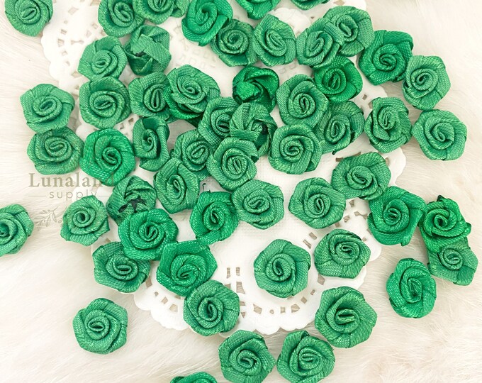 Small Ivory Rosebuds 20mm, Satin Roses Miniature Flower for Crafts ...