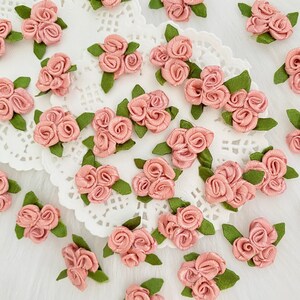 Dusty Pink Trio Roses 1, Mini Rose Bouquet, Trio Roses, Rose Cluster ...