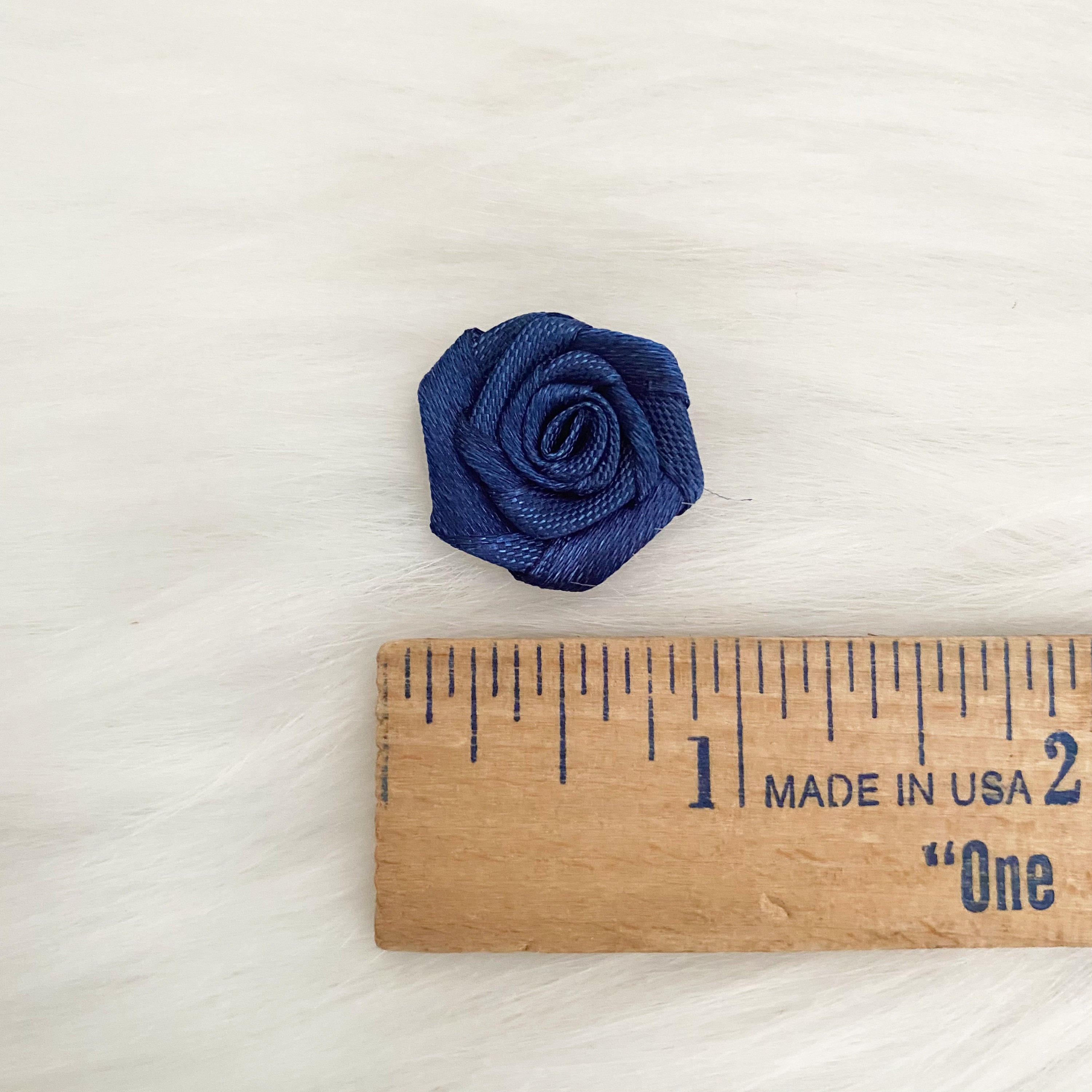 Navy Blue Satin Roses 3/4 L Fabric Blue Roses Dark - Etsy