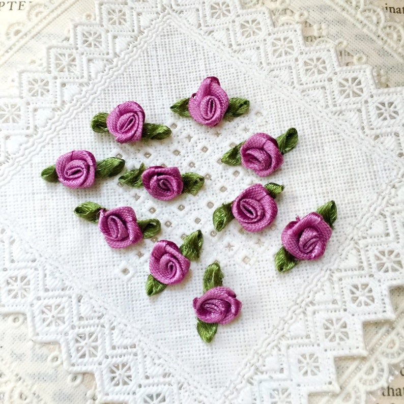 Assorted Multicolor Rose Buds Mini Satin Rose Variety Mix - Etsy