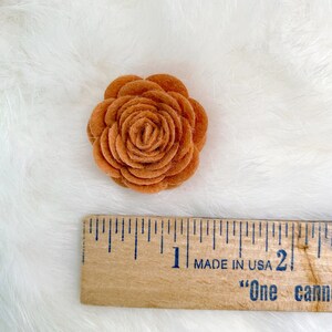 24pcs Mix Wool Felt Roses, Felt Flowers, DIY Headband, Felt Fabric ...