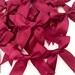 Wine Red Satin Bows 3.5 Inch XL, Dark Red Ribbon Bows, Handmade Fray ...