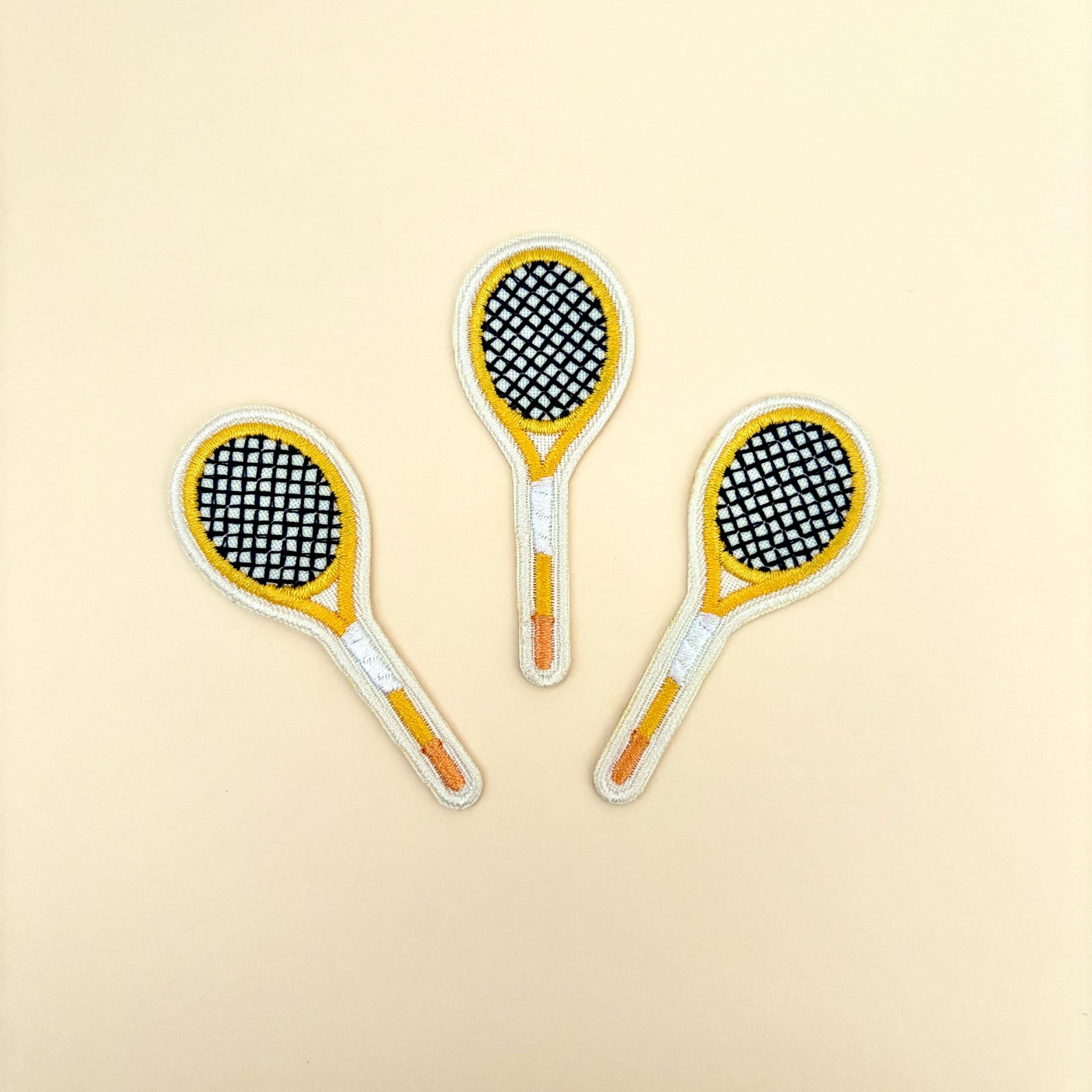 Tennis Racket Iron on Patch 1pc- Sport Badminton Pickle Ball, Sporty ...