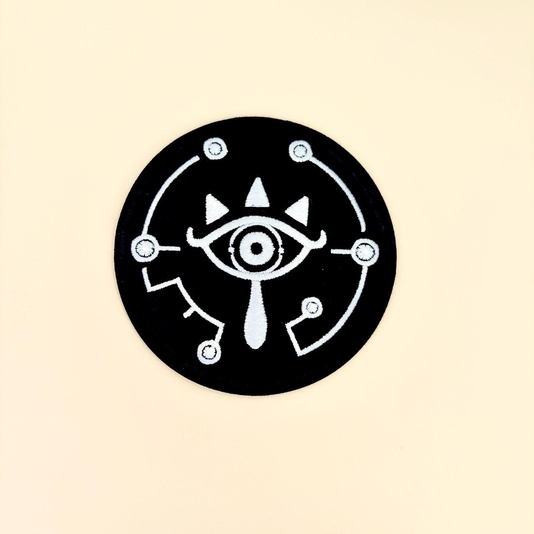 Sheikah Eye Patch Iron on 1pc- Crest of the Sheikah Legend of Zelda ...