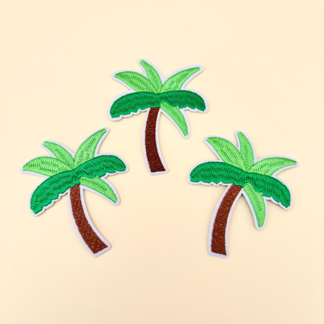 Coconut Tree Patch Palm Tree Sumer Vacation Island Beach Patches Iron ...