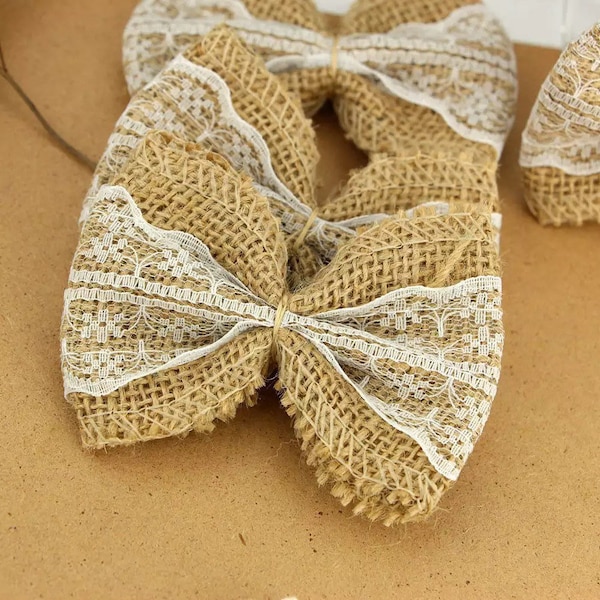Burlap Bows - Etsy