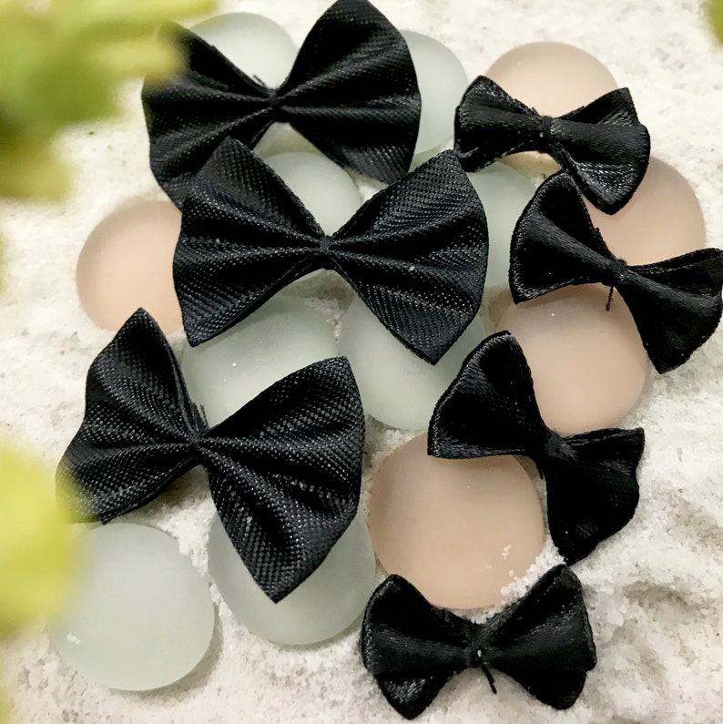 Mixed Bow Ties Sample Bows Bag Mini Satin Bow Tie Small | Etsy