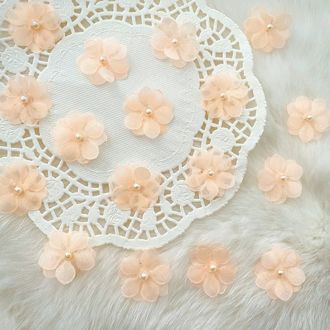 Blush Cherry Blossom 1 , Pale Peach Flowers, Floral Embellishment ...