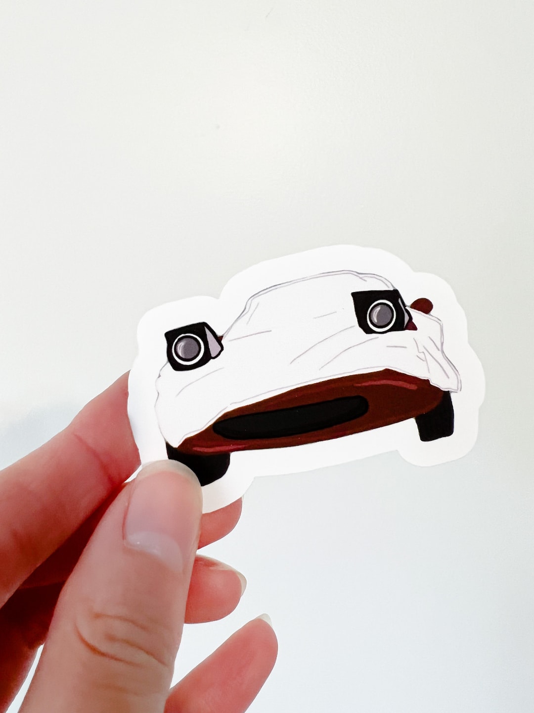 Ghostie Mimi miata Vinyl Waterproof Sticker - Etsy