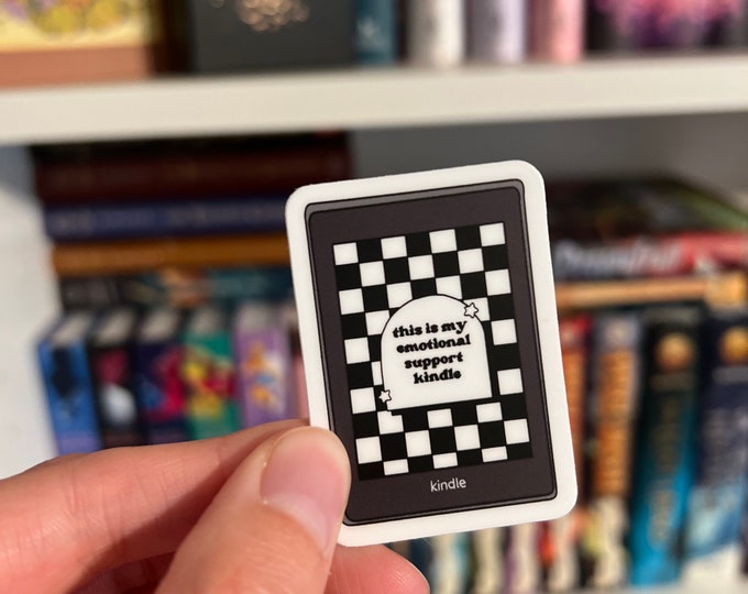 Emotional Support Kindle Stickers Laptop Sticker Aesthetic Stickers ...