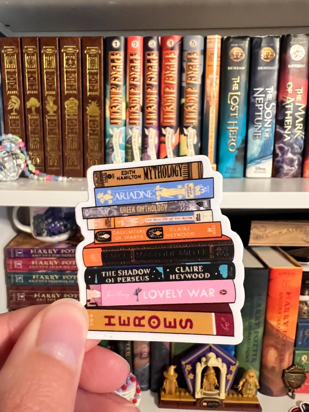 Greek Mythology Bookstack Vinyl Waterproof Sticker - Etsy