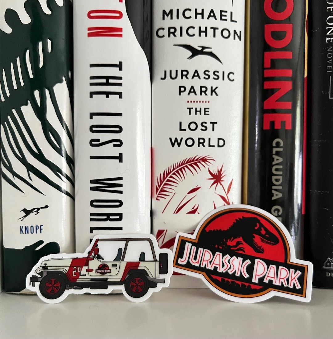 NEW VERSION Jurassic Park Vinyl Waterproof Sticker - Etsy