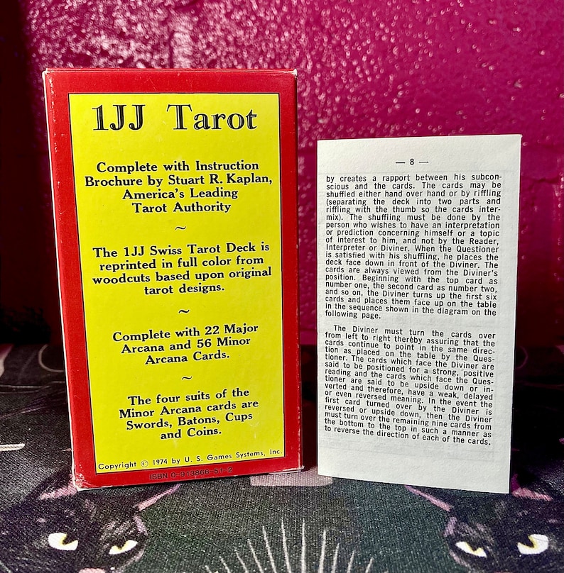 Tarot Fortune Telling Game Deluxe Edition Set 1970 - Etsy