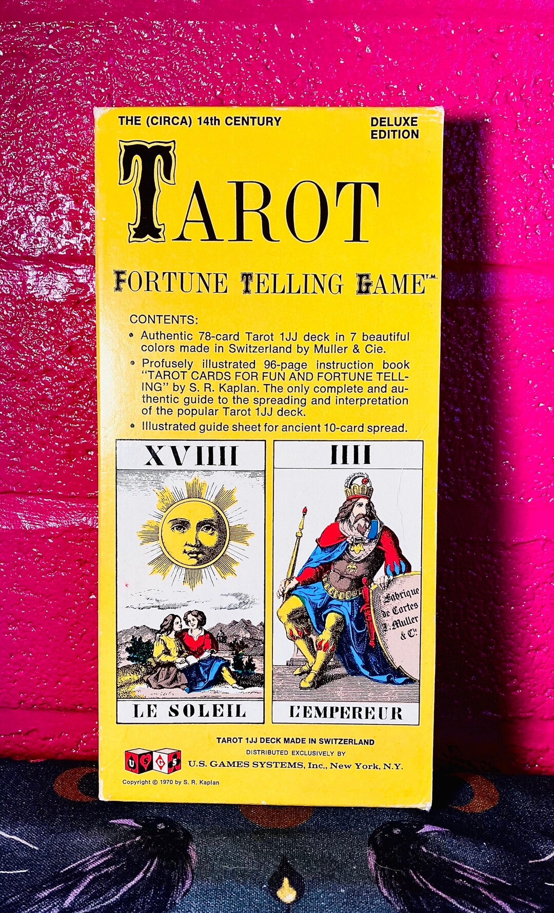 Tarot Fortune Telling Game Deluxe Edition Set 1970 - Etsy