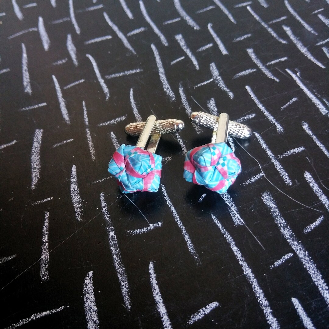 Geometrical Cufflinks. Sturdy Paper Cufflinks. Right Gift for Him. Hand ...