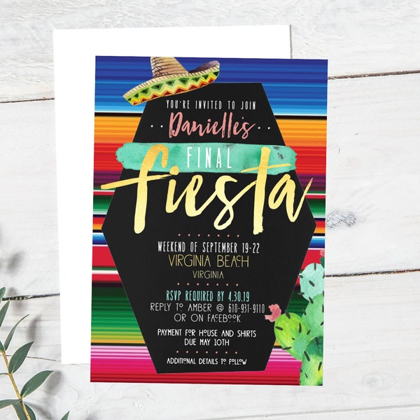 Final Fiesta Invite - Etsy