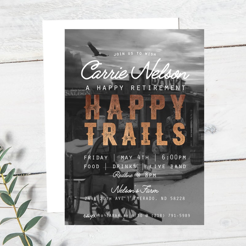 Happy Trails Printable - Etsy