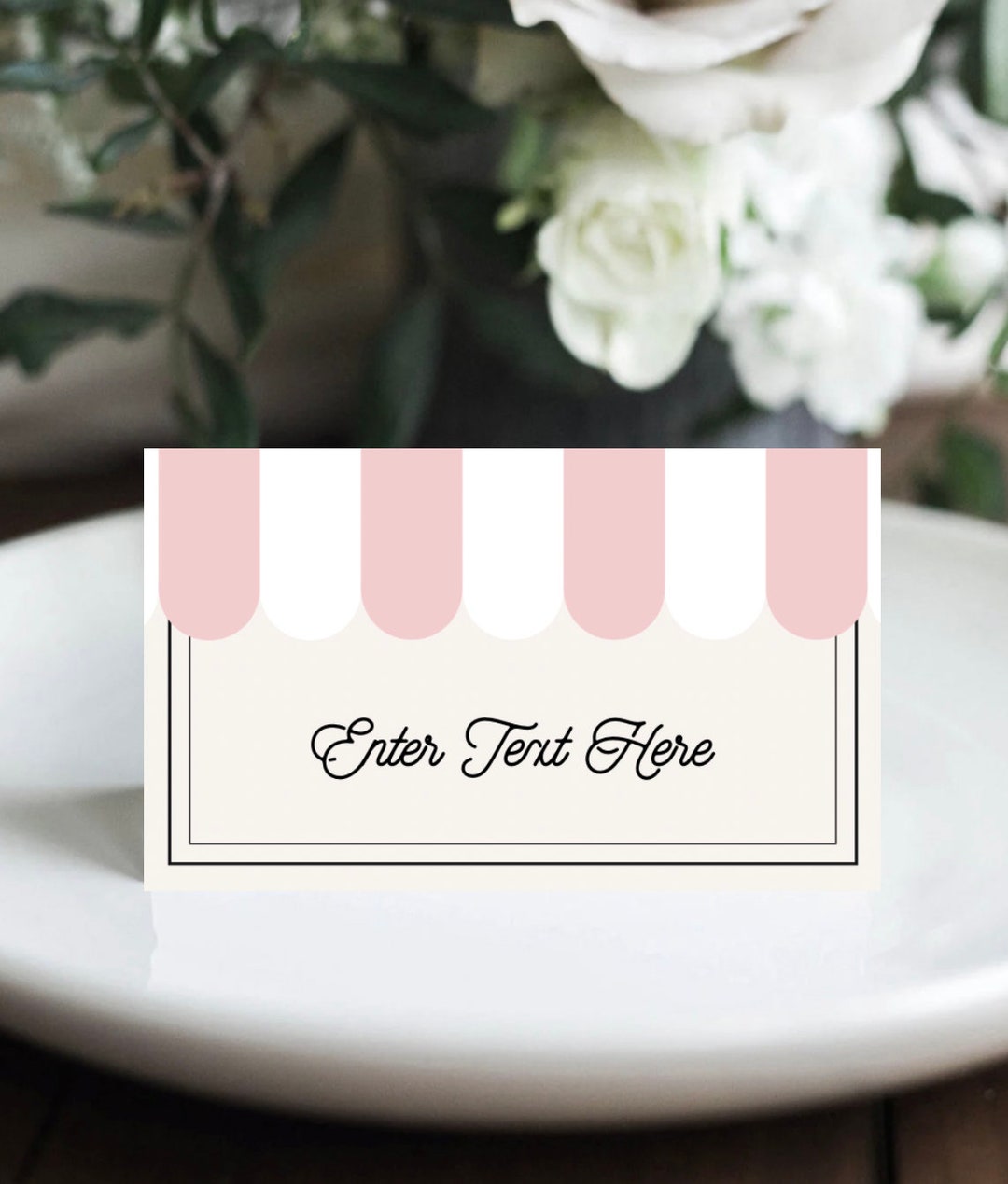 Food Tents, Ice Cream Party Food Labels, Birthday Decorations, Editable ...