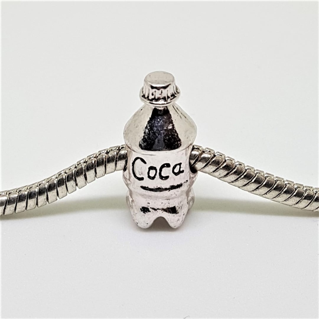 Silver Coca Cola Bottle Charm for European Bracelets - Etsy