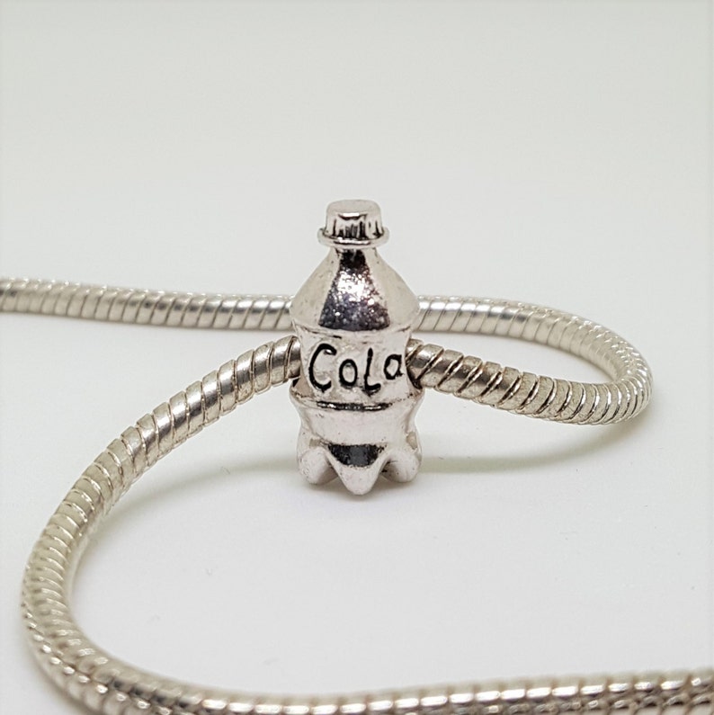 Silver Coca Cola Bottle Charm for European Bracelets - Etsy