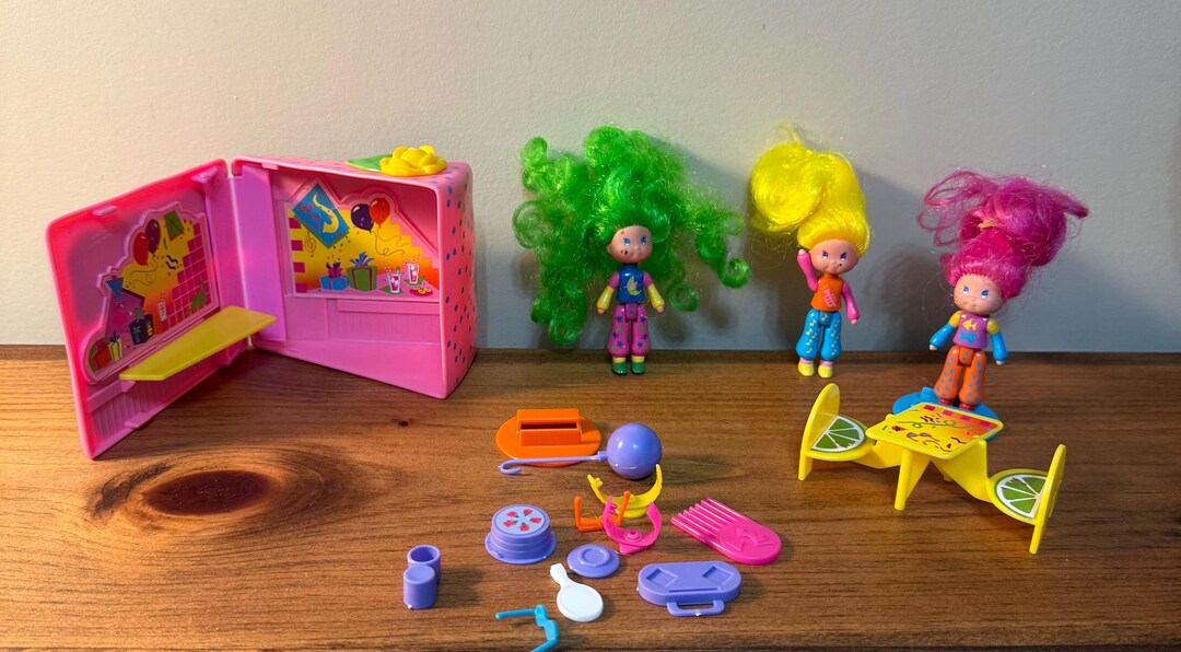 Vintage Mattel Wee Wild Things Doll Set 1987 - Etsy