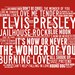 ELVIS PRESLEY Music Song Titles Lyrics Landscape Wall Art Print/poster ...