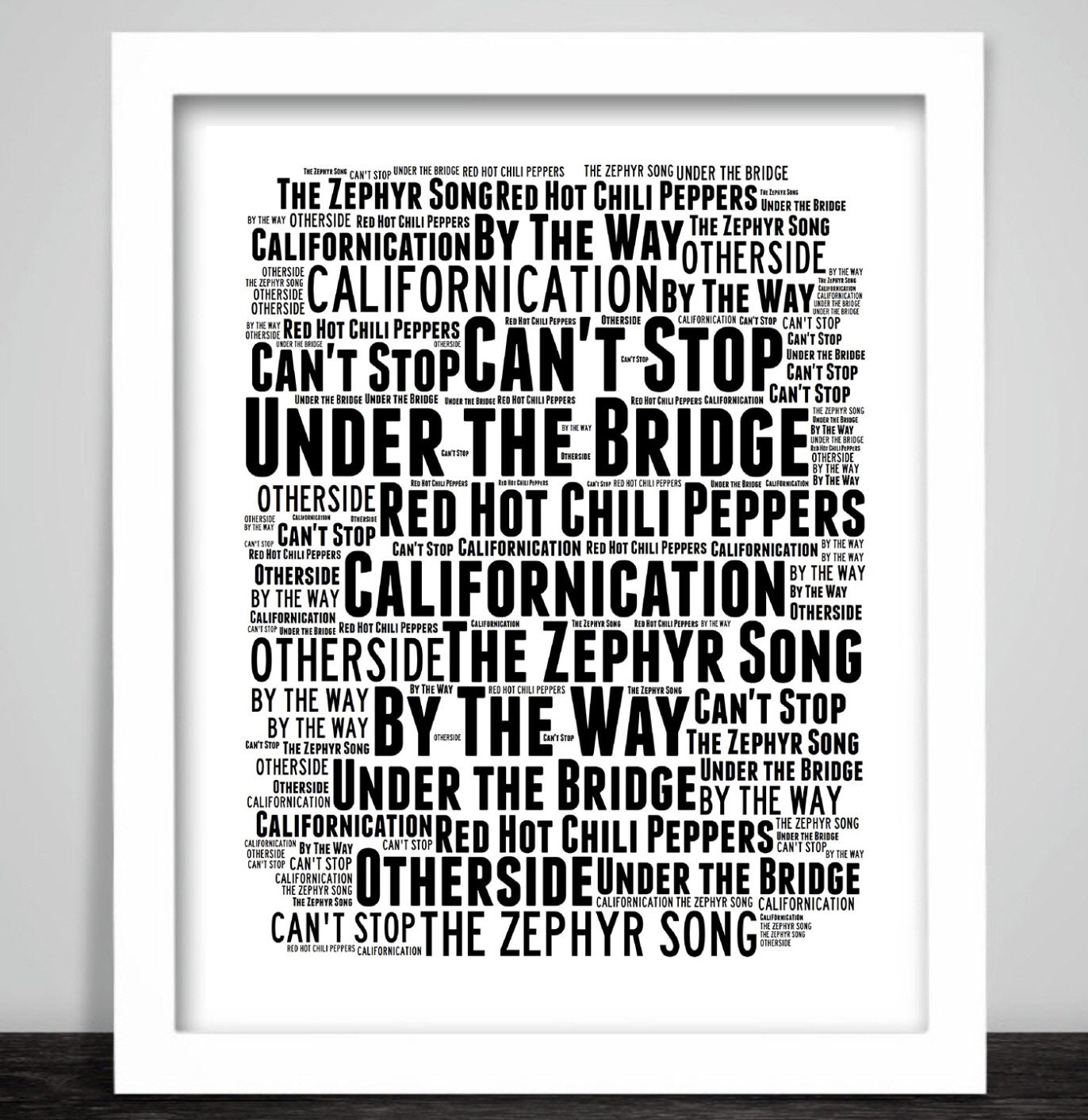 Red hot chili peppers by the way lyrics store