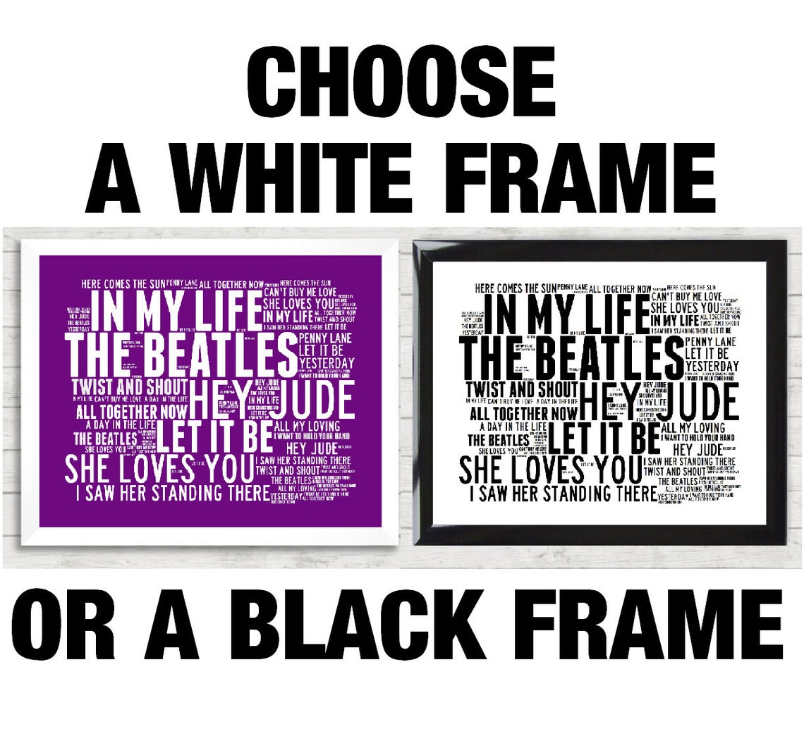 Robbie Williams Lyrics Art Print, Framed Music Poster - Etsy UK