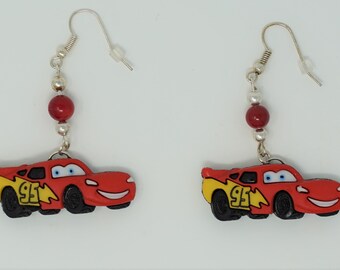 Lightning mcqueen earrings store