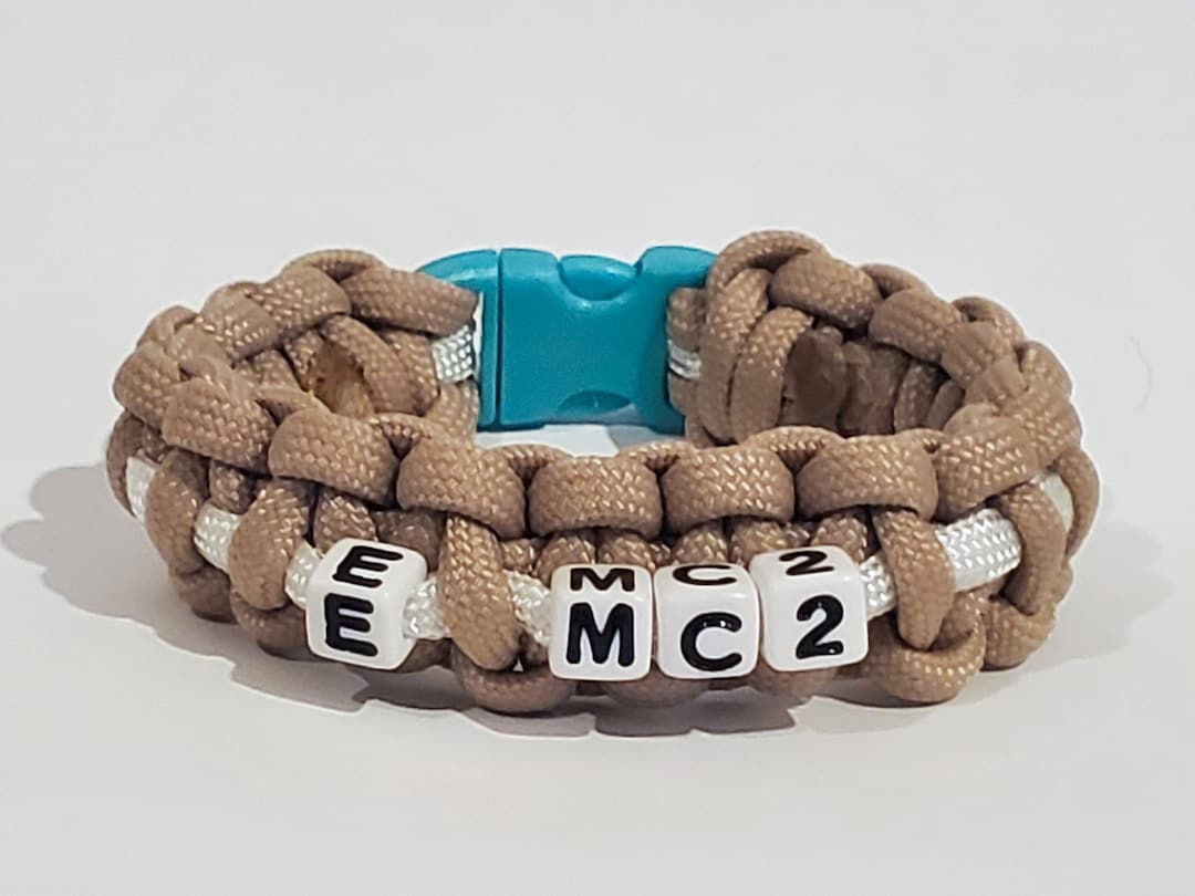 Stone Age Scientist Inspired Beaded Paracord Bracelet, Yoursize - Etsy