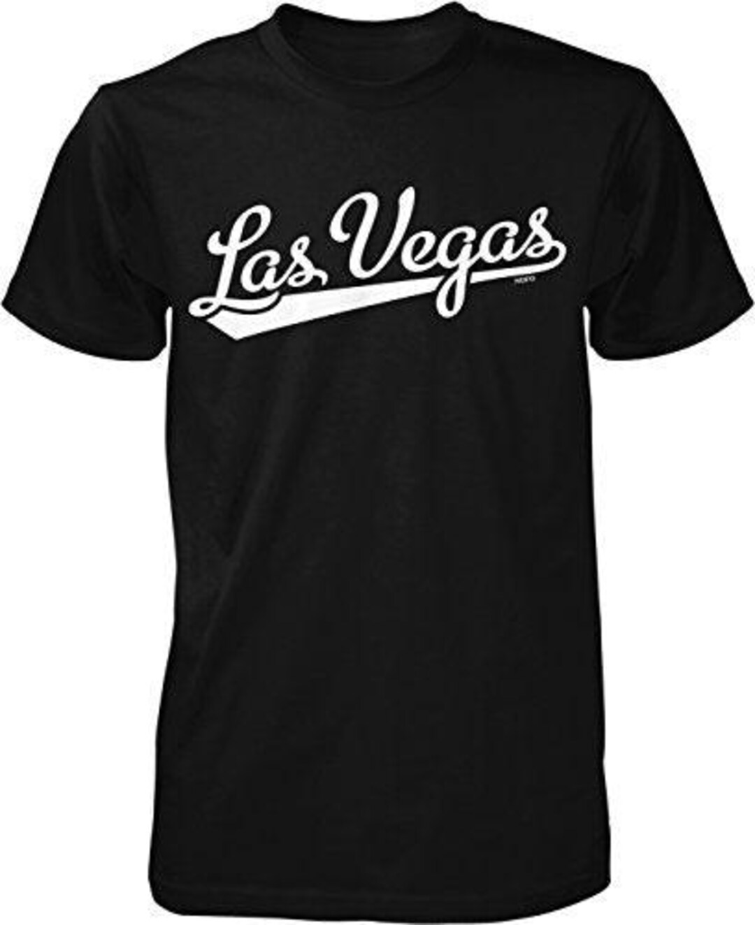 Baseball Style T-shirt: Las Vegas Script Print (men's Cotton S-2XL ...
