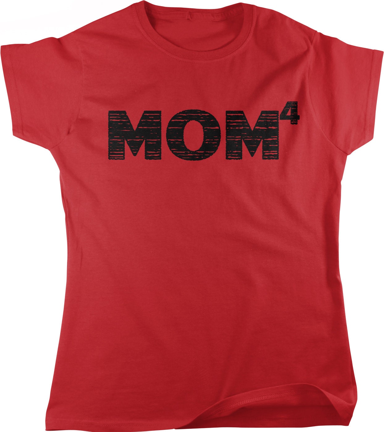 Mom4 Four Kids Mother's Day Best Mom Mother of 4 | Etsy