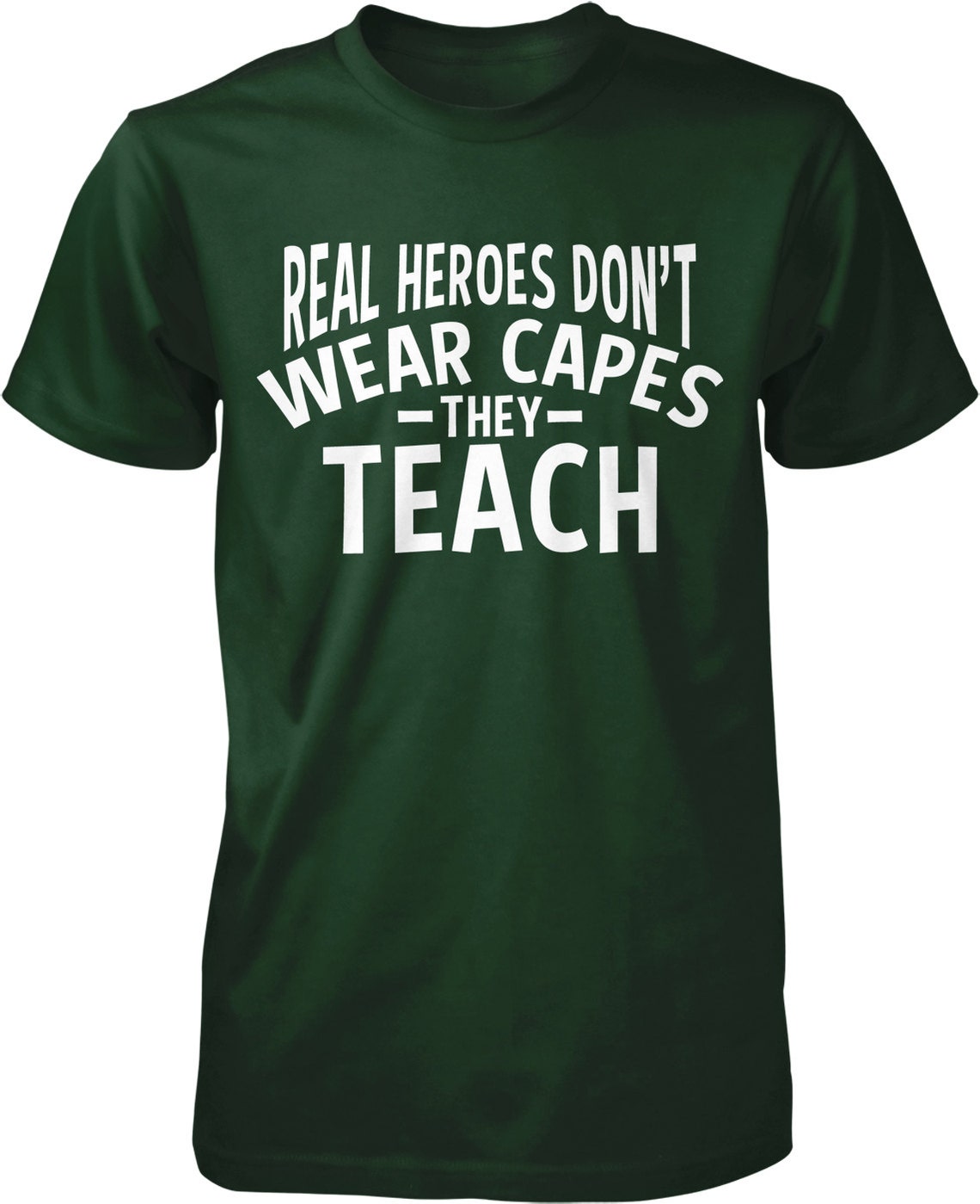Real Heroes Don't Wear Capes They Teach Men's - Etsy UK