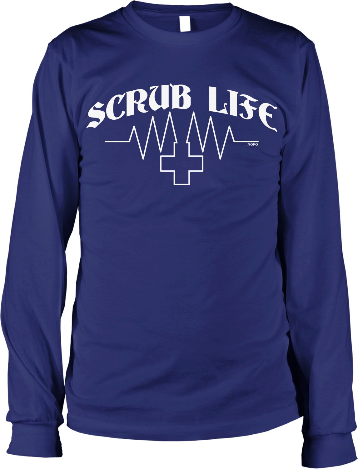 Scrub Life With Heartbeat Rhythm Long Sleeve Shirt NOFO_01416 - Etsy