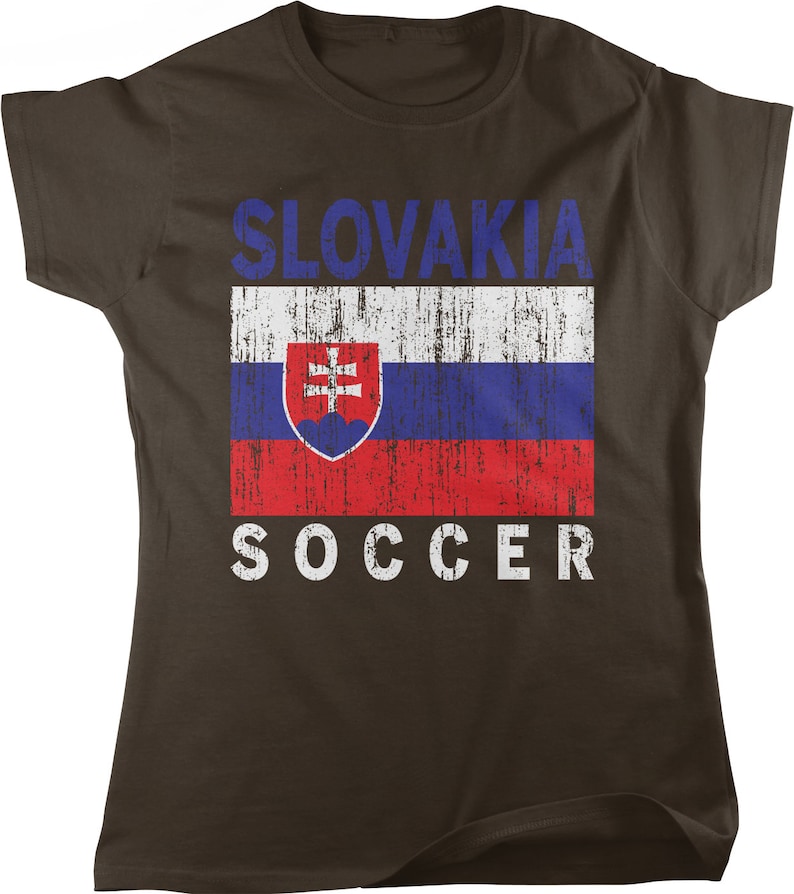 Slovakia Soccer Slovak Flag Futbalovy Women's T-shirt - Etsy