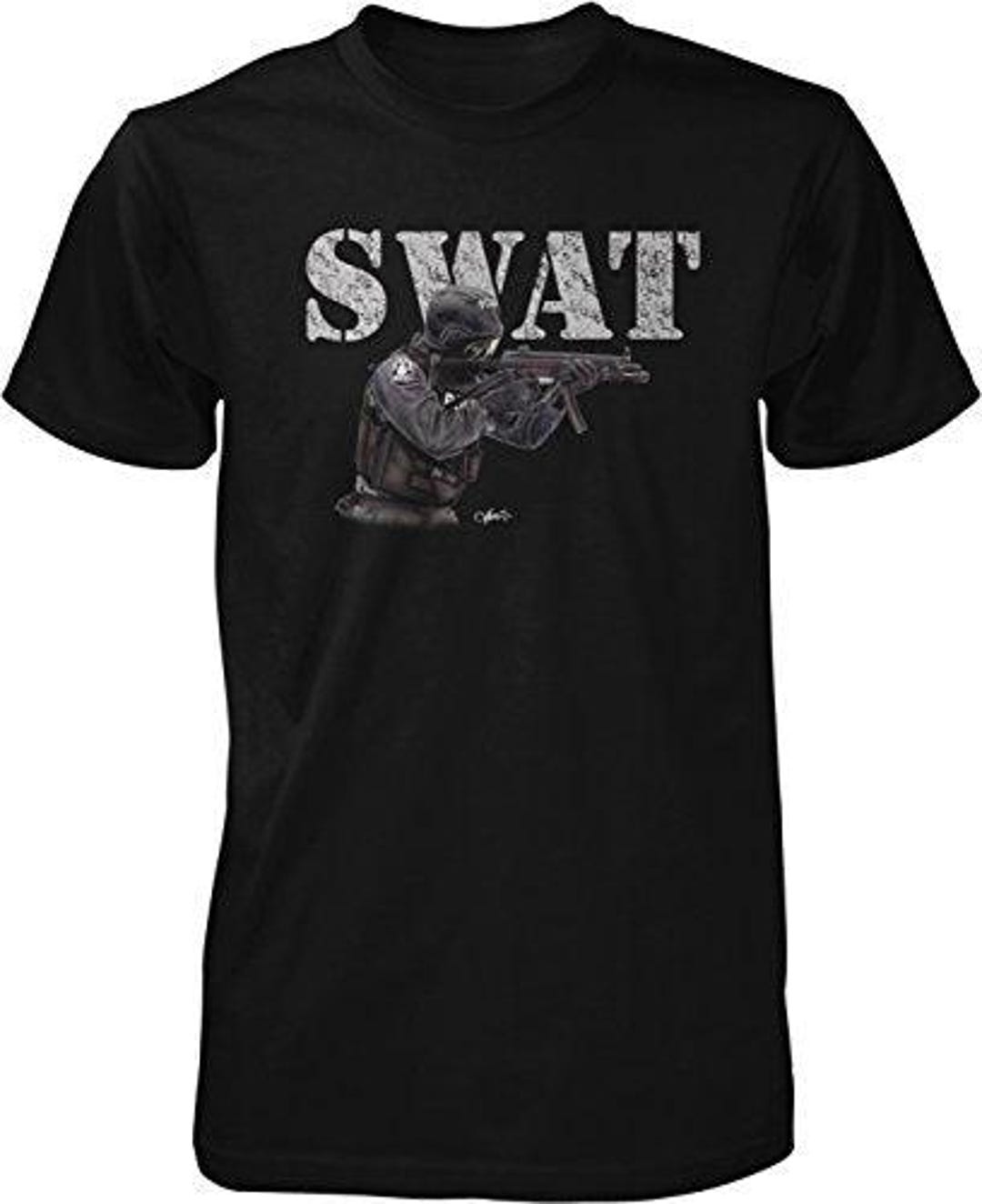 Men's Tactical Shirt: Cotton SWAT Design - Durable Police Tee, NOFO ...