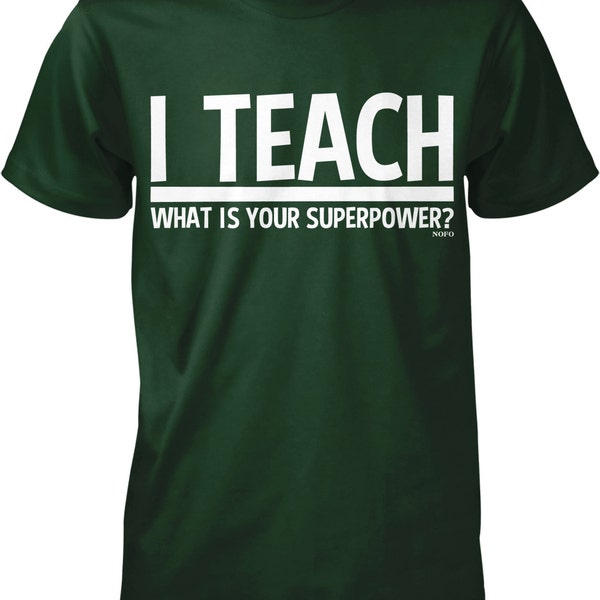 I Teach Superpower - Etsy