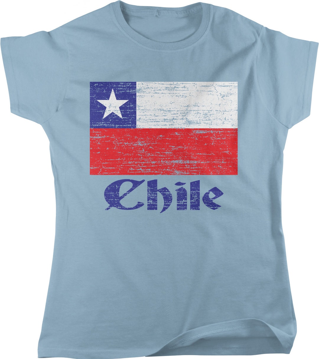 Flag of Chile, Chilean Flag Women's T-shirt, NOFO_00005 - Etsy