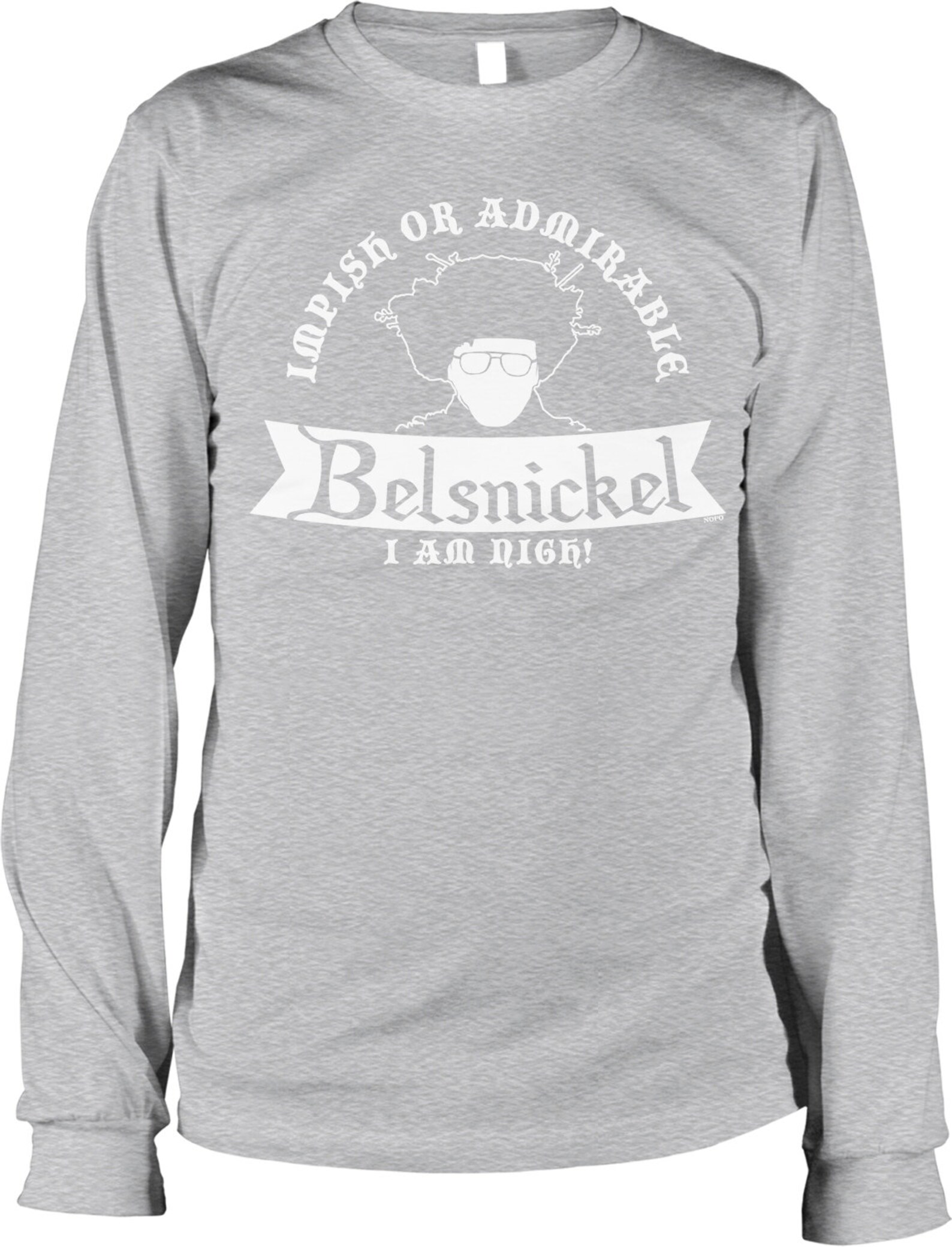 Belsnickel Impish or Admirable I Am Nigh Men's Long | Etsy