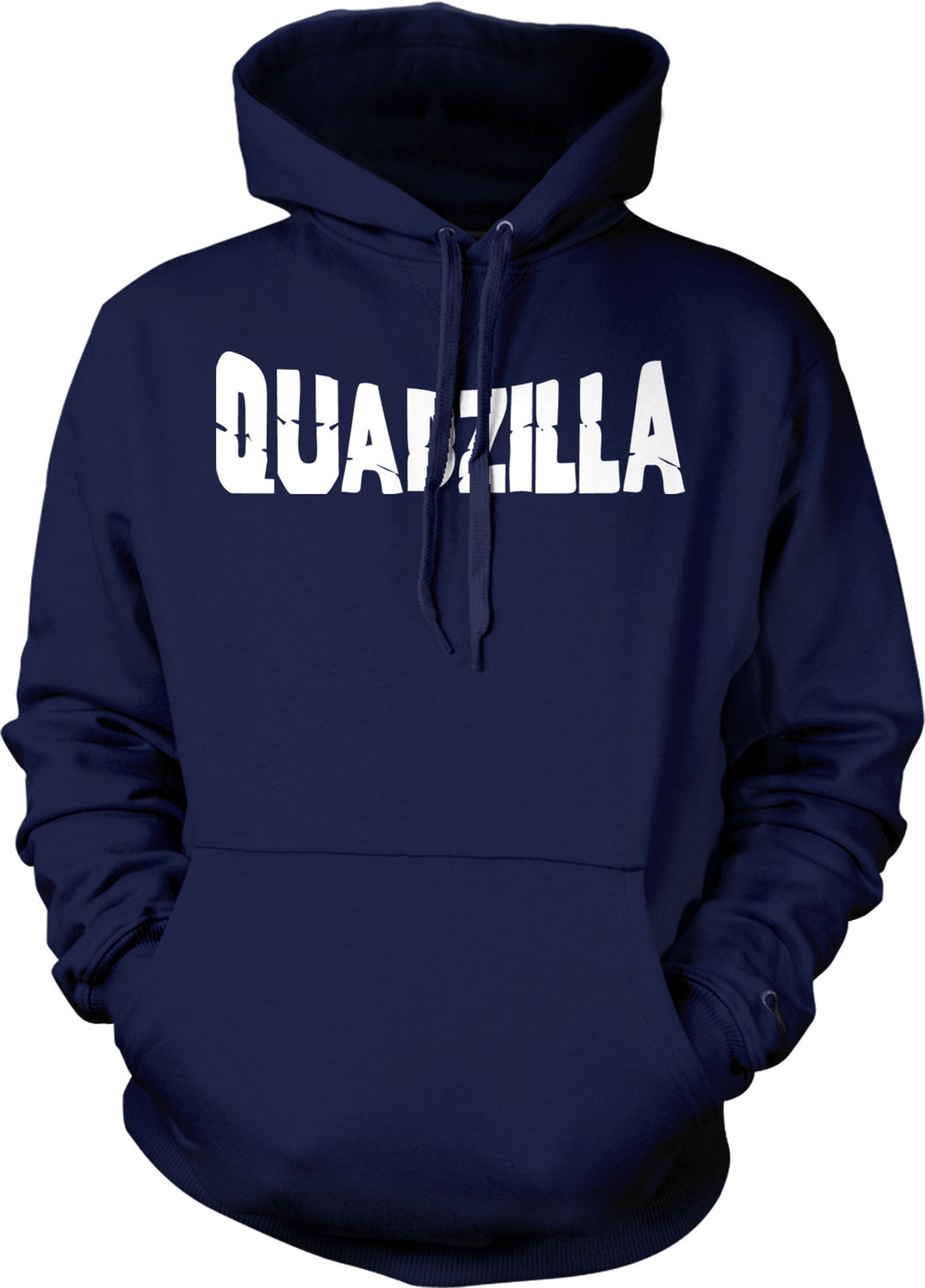 Quadzilla Huge Quads Power Squat Hooded Sweatshirt | Etsy